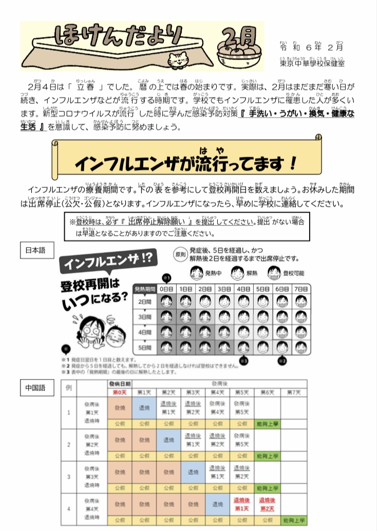 2023學年度中學部一年級 | 東京中華学校